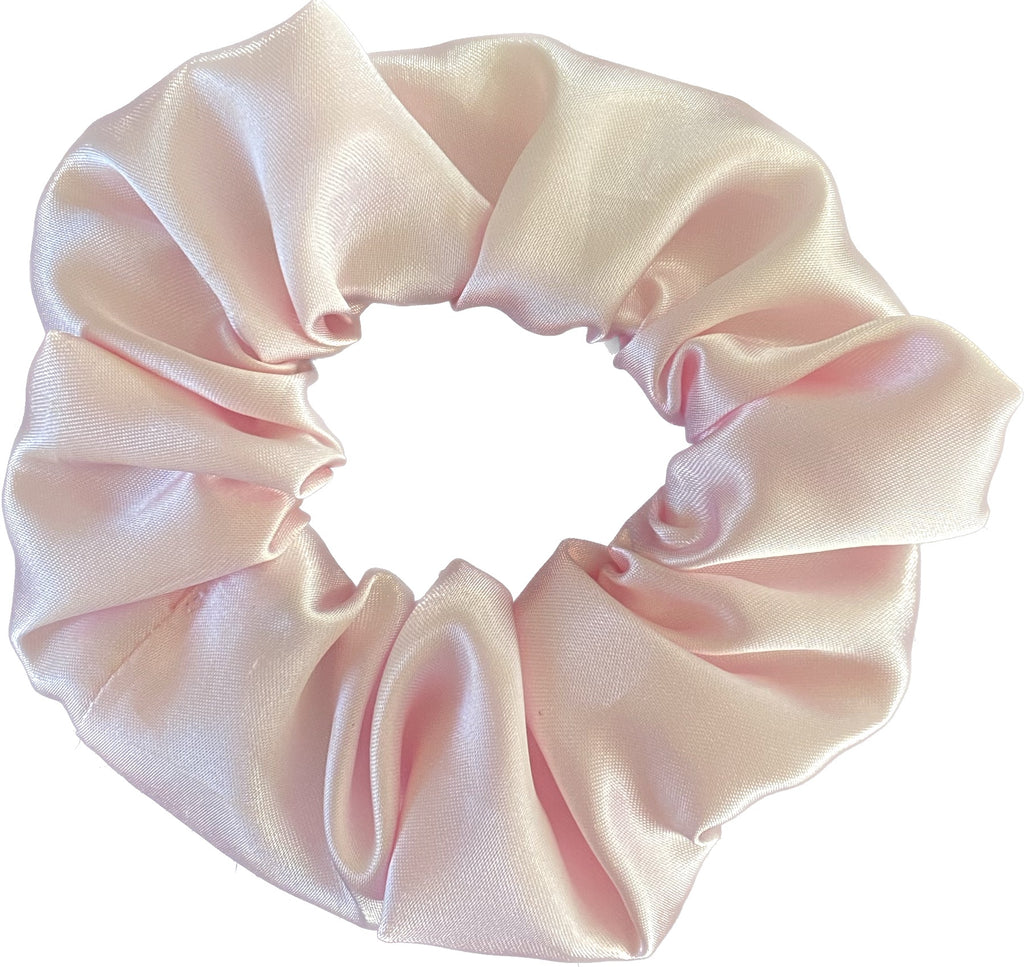 HHD Baby Pink Satin Scrunchie – Heavenly Horse Designs